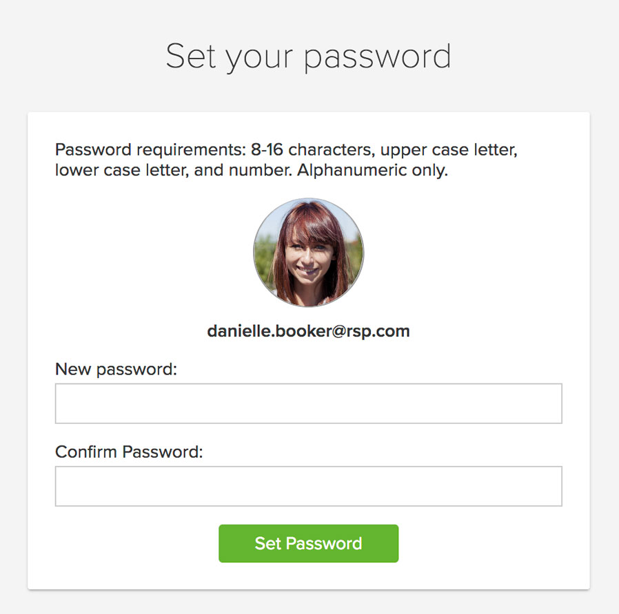 Resetting Your Password