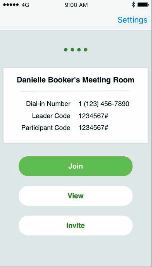 Scheduling a Meeting on the Mobile App (iOS/Apple devices)