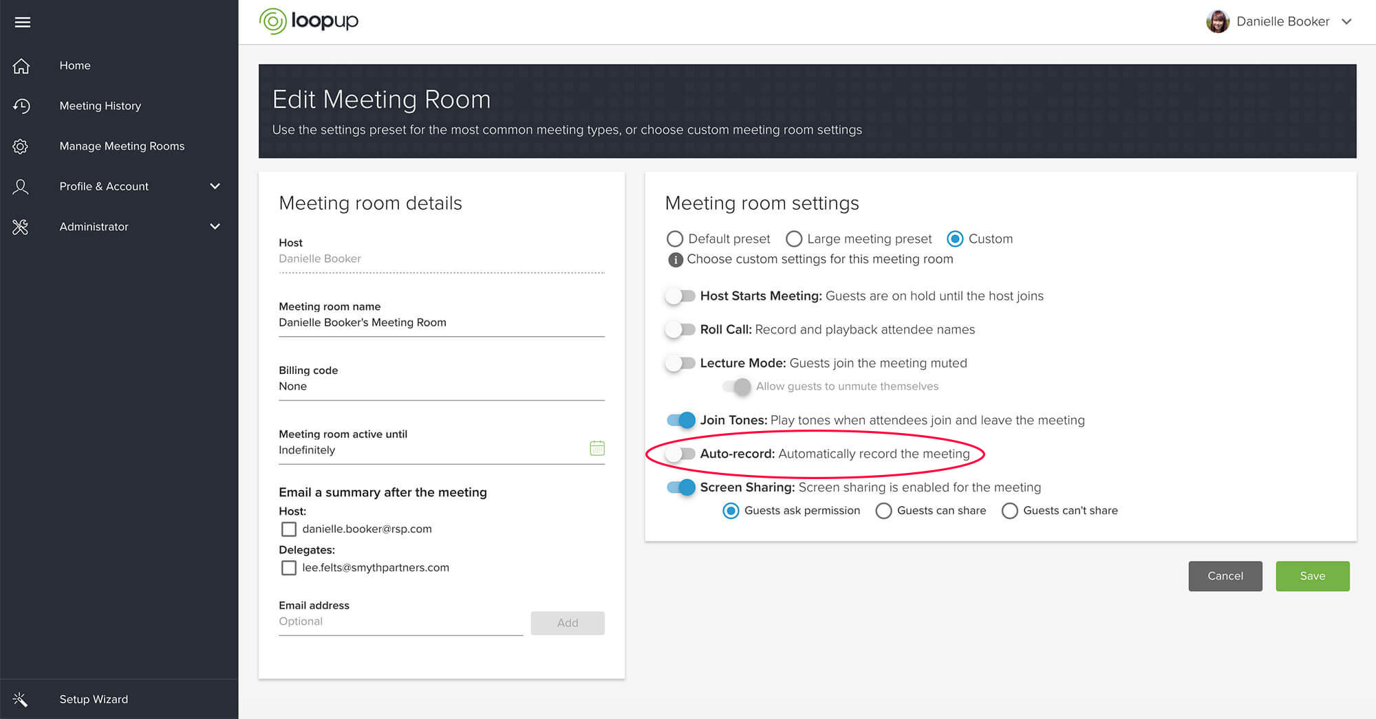 Recording Your Meeting If You Are Dialing In